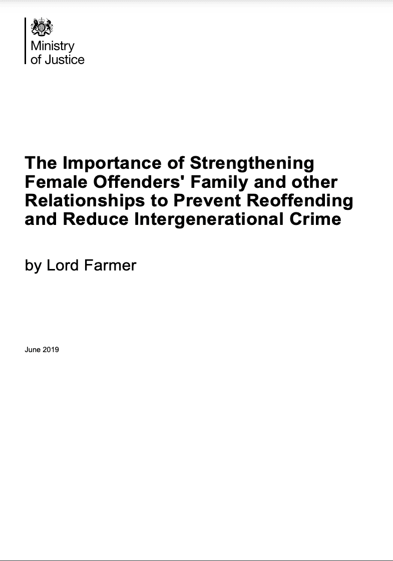 The Importance of Strengthening Female Offenders' Family and Other ...