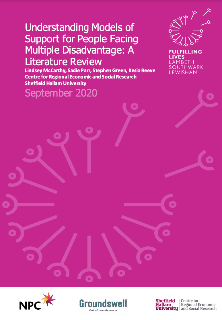 Understanding Models of Support for People Facing Multiple Disadvantage ...