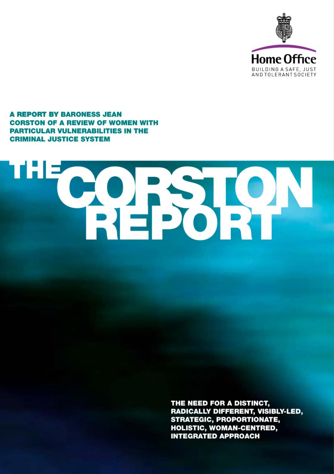 The Corston Report » National Women's Justice Coalition
